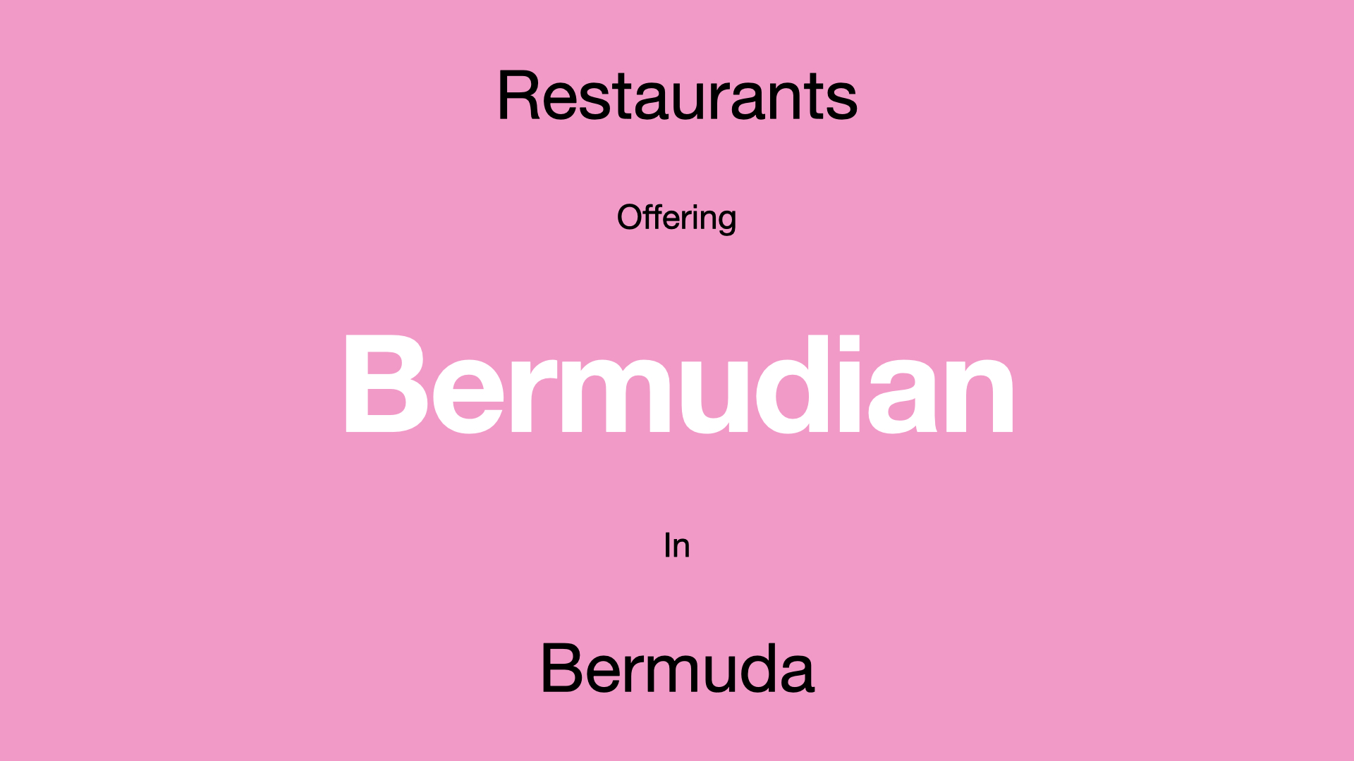 Cuisine | Menus.bm